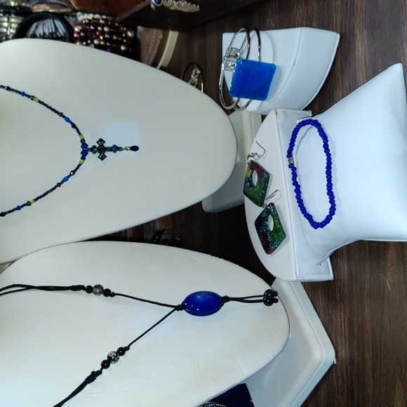 Jewelry | Elven Lapis Luzuli Macrame Necklace Burning Man Jewelry ...